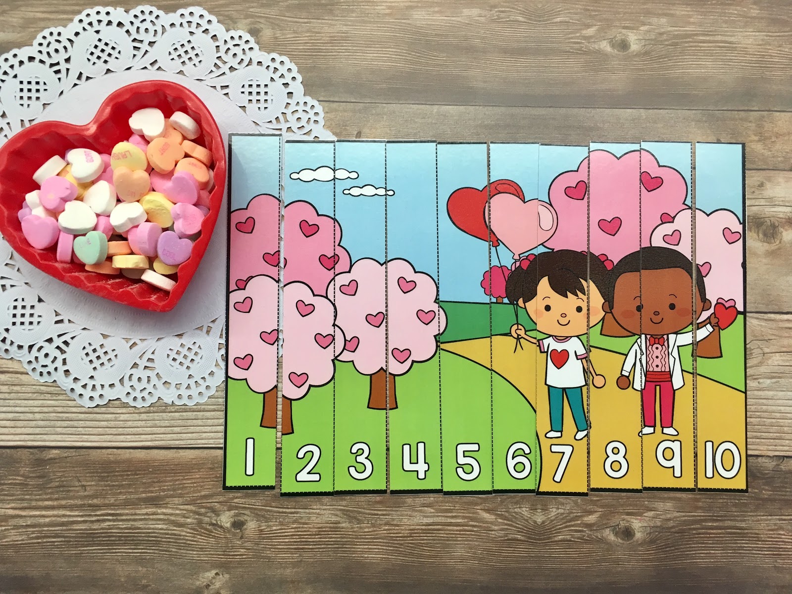 Valentine's Day Puzzles - Ship Shape Elementary
